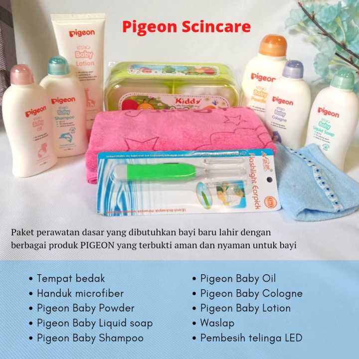 Pigeon paket perlengkapan mandi/ Perawatan bayi /sampo bayi/sabun bayi ...