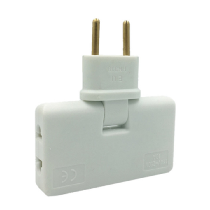 EU Power Plug Adapter Foldable Extension Travel Converter Socket ...