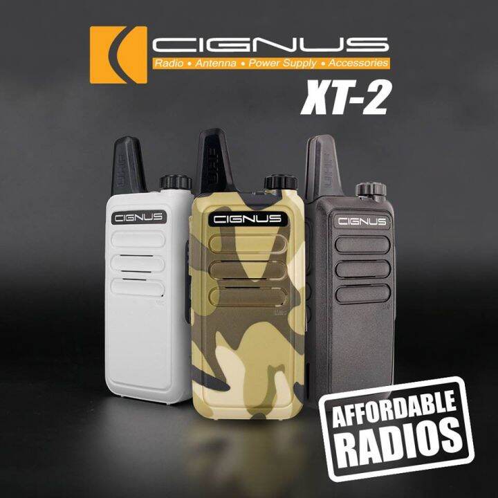 Cignus XT-2 UHF two way radio walkie talkie radio | Lazada PH