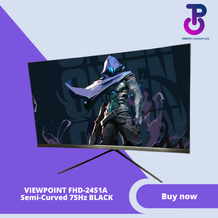 Viewpoint 24" Led Semi Curved Monitor 24S1A 75HZ | Lazada PH