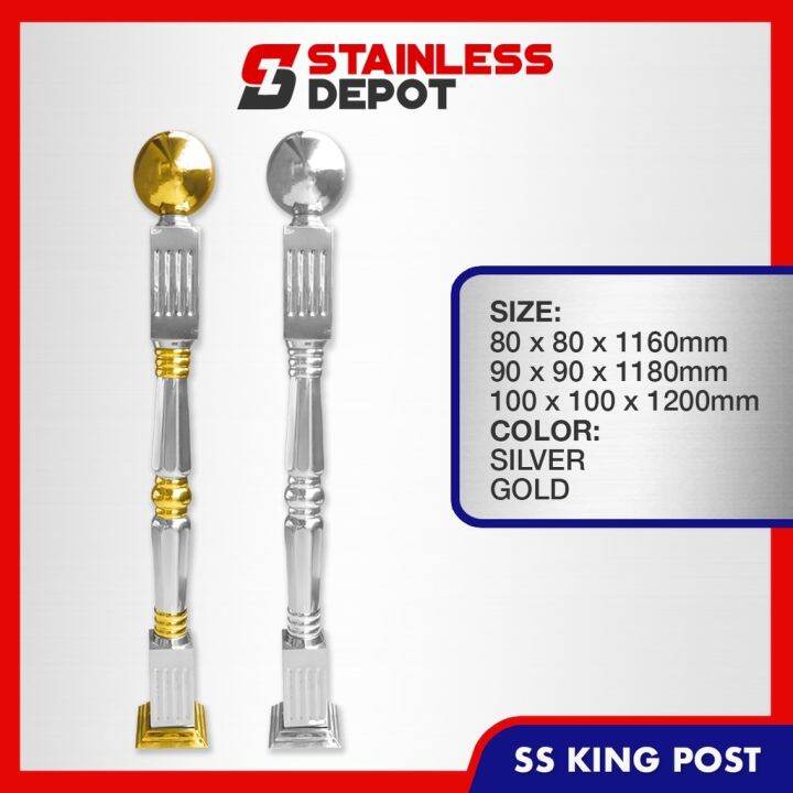 BEST SALE!! ۩ 1UNIT Stainless King Post Balustrade Balluster Stainless ...