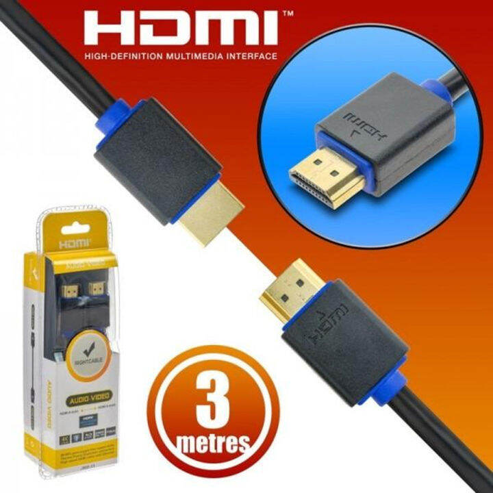 High Speed HDTV Cable with Ethernet 4K Ultra HD Audio + Audio HDTV A ...
