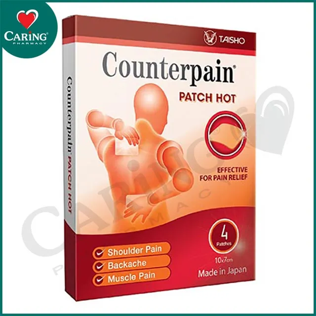 COUNTERPAIN ANALGESIC PATCH HOT 4S | Lazada