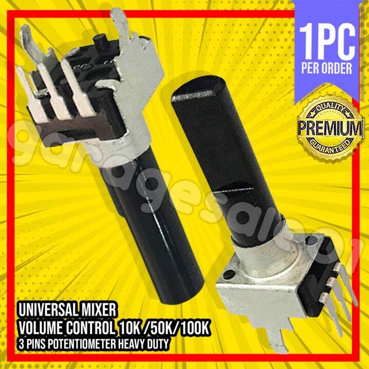 Universal Mixer Volume Control 10K 50K 100K 3 PINS Potentiometer ...