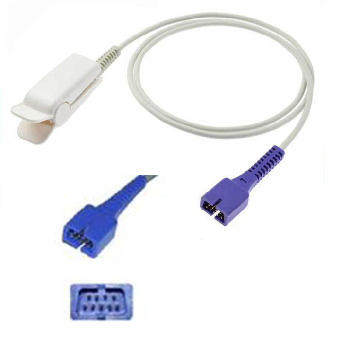 Spo2 Sensor Cable for Pulse Oximeter Monitor, Compatible with NELLCOR ...