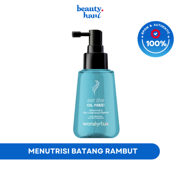 WONDERLUX Set The Oil Free! Sensitive & Oily Care Scalp Serum | Lazada ...
