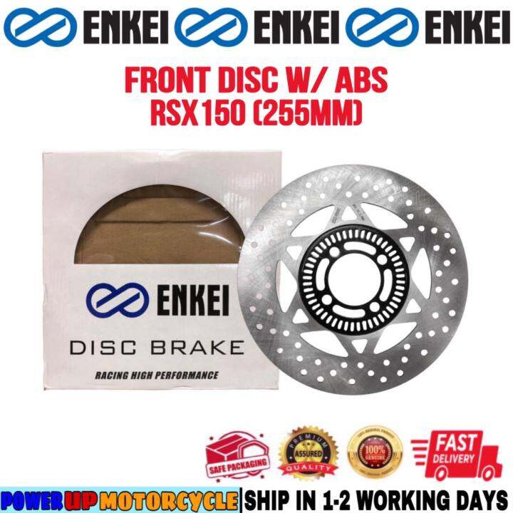 RSX150 RSX 150 255MM ENKEI FRONT DISC BRAKE PLATE ABS 4 HOLE PIRING ...