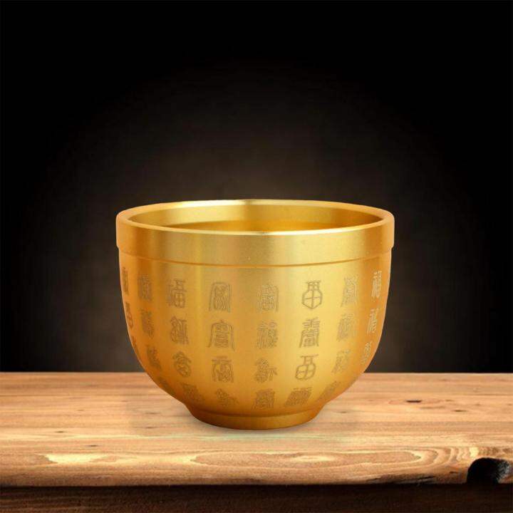 Hisiya Brass Fengshui Bowl Feng Shui Bai Fu Folk Money Golden for ...