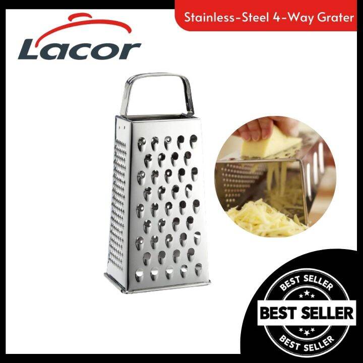 Lacor Stainless Steel 4-Way Grater | Lazada PH