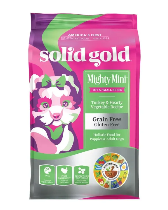 1.81kg ,ปรับสูตรใหม่! Solid Gold Mighty Mini (Lil' Boss) อาหารเม็ดสุนัข ...