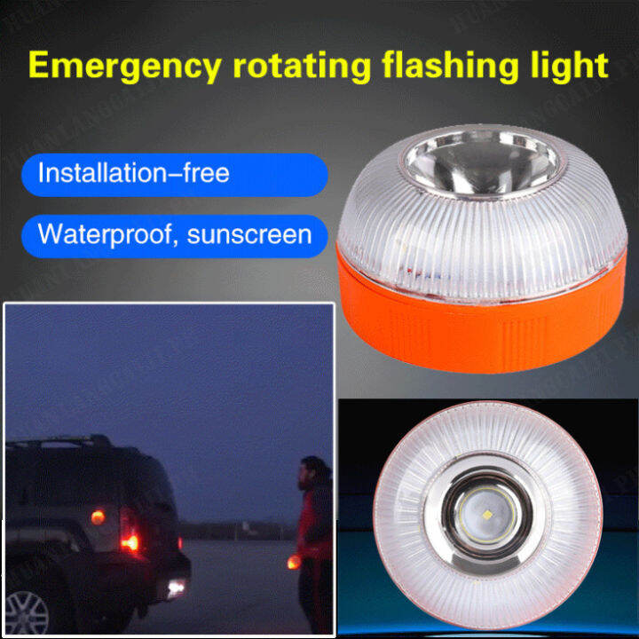 huanlangcaiji Traffic Control Device V16 LED Warning Light with Yellow ...