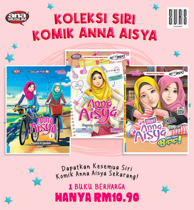 Koleksi Komik DIARI ANNA AISYA - Komik Kanak-kanak Ana Muslim | Comic ...