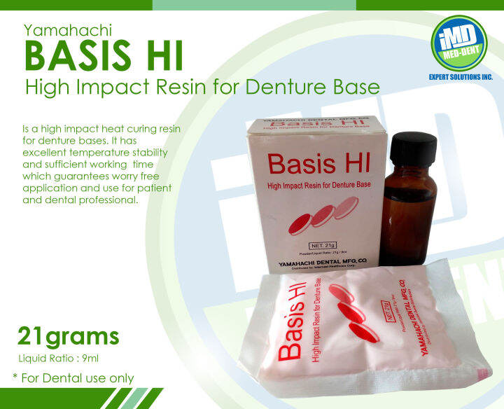 Yamahachi Basis Hi High Impact Resin for Denture Base | Lazada PH
