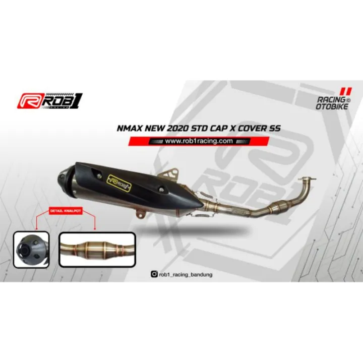 Knalpot Rob1 Nmax New Pnp Aerox New Connected Cup x Original Racing ...