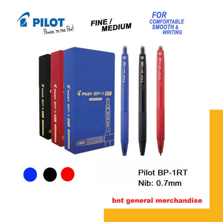 Pilot BP-1 RT Ballpoint Ballpen Retractable Fine 0.7mm | Lazada PH