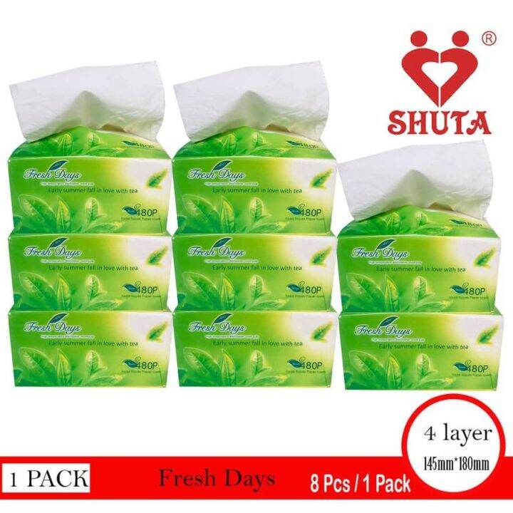 Fresh Days Tissue Tissue 450 Sheets by 8pack | Lazada PH