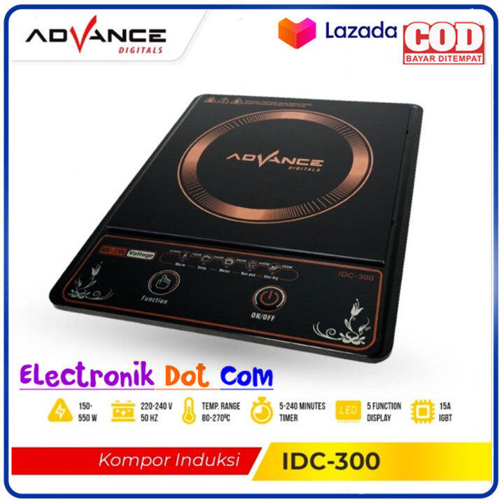 KOMPOR INDUKSI/INDUCTION COOKER ADVANCE IDC 300 -NEW | Lazada Indonesia