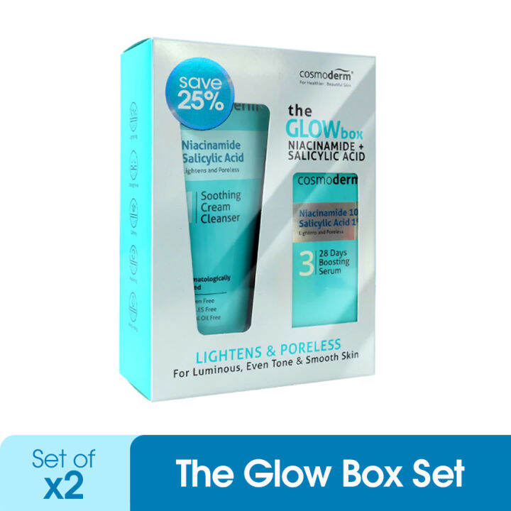 COSMODERM Niacinamide The Glow Box Set | Lazada