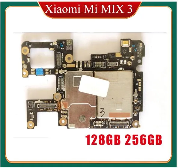 128GB 256GB Original Unlocked Mainboard For Xiaomi MIX3 Mi MIX 3 Motherboard Circuits Logic Main ...
