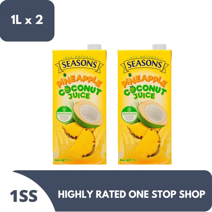 Dole Season's Pineapple Coconut Juice 1L x 2 | Lazada PH