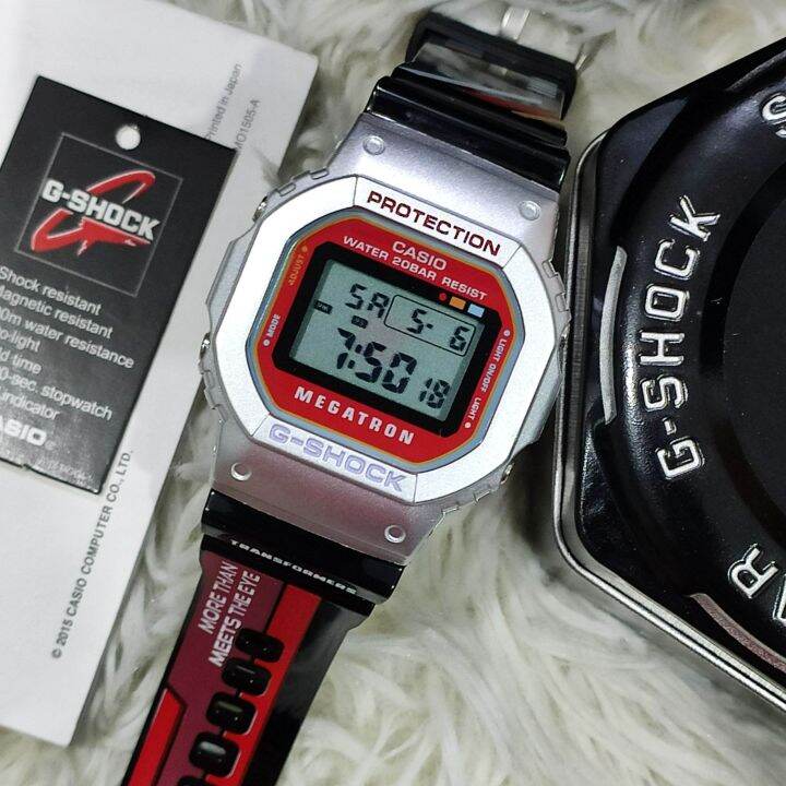 Anime Series Transformers Megatron x GShock GMW-B5000 TOUGH and RUGGED ...