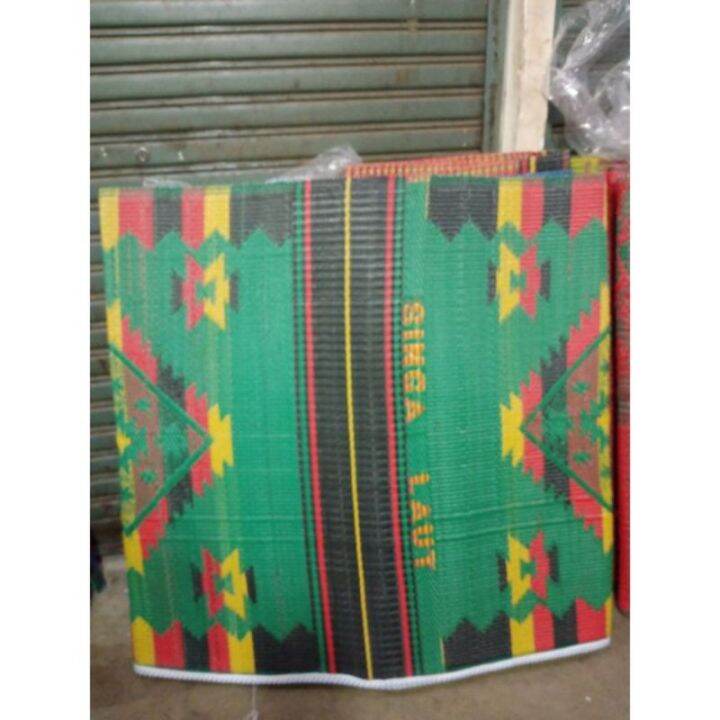 Tikar Lipat Plastik jumbo tiker singa laut 3x4 meter Samak tenun 300 x ...