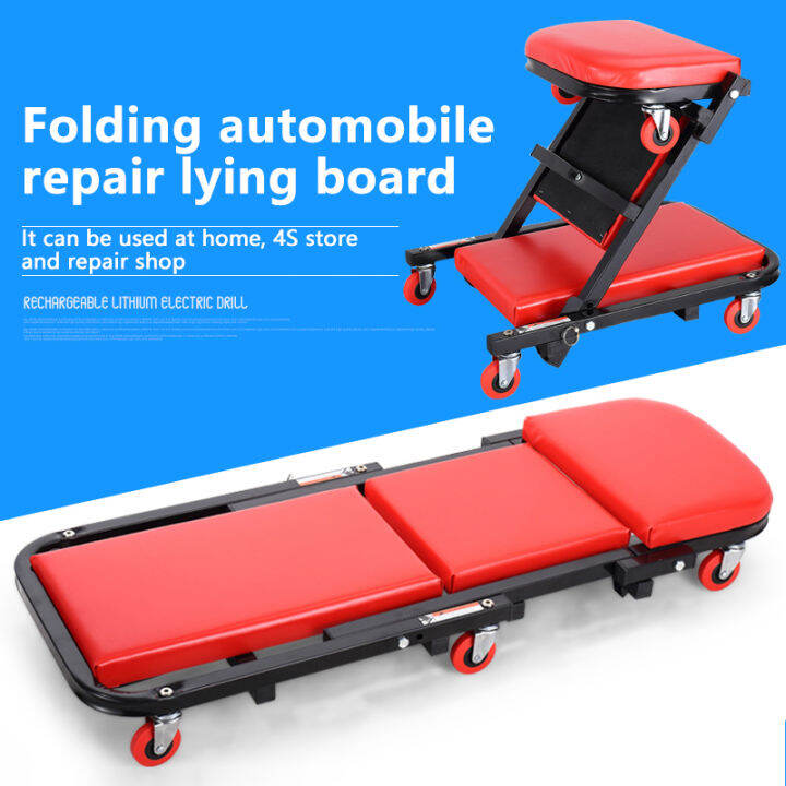 CHUANGCHAO Mechanics Workshop Car Creeper 40 inches Car Repair Lying ...