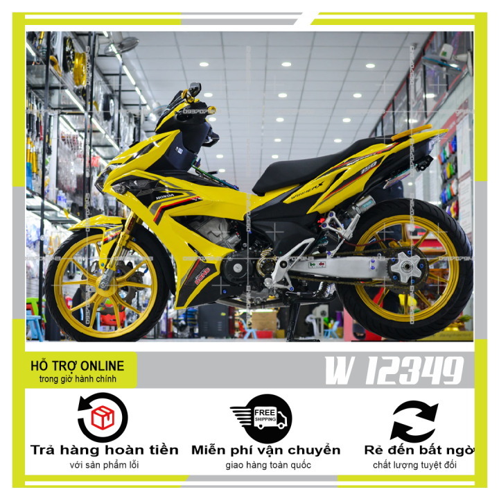 TEM RỜI WINNER X TỔ ONG DÁN XE VÀNG 12349 | Lazada.vn