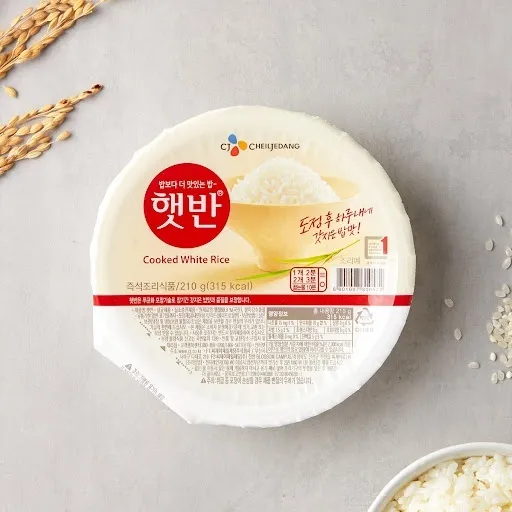 พร้อมส่ง CJ 햇반 ข้าวสวยเกาหลี CJ Cooked Korean Rice 210g | Lazada.co.th