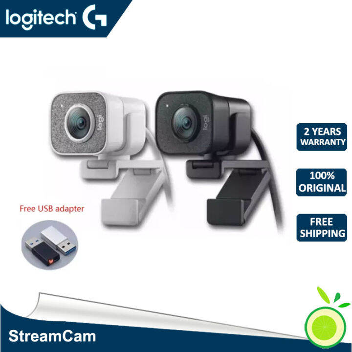 Logitech StreamCam เว็บแคม Full HD 1080P 60fps,ไมโครโฟนในตัวสำหรับ ...