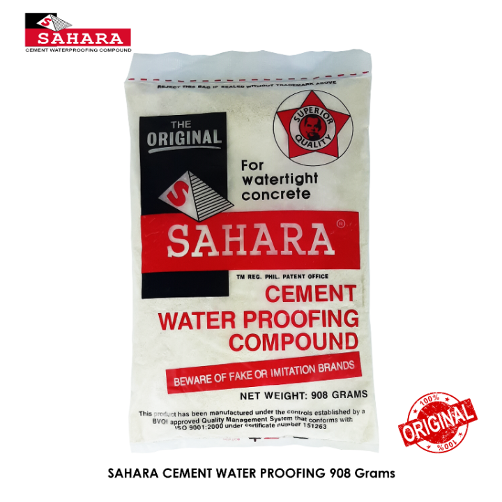 Original Sahara Cement Water Proofing Compound 908 Grams Watertight ...