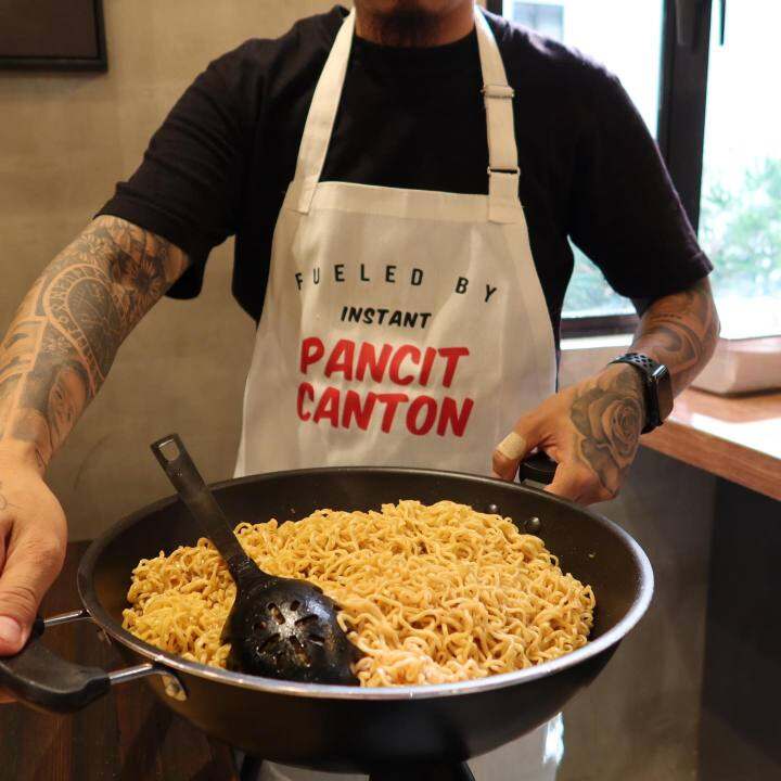 ANIYA CLOTHING Fueled by Instant Pancit Canton Apron Unisex Apron ...