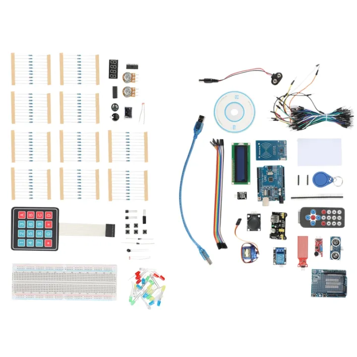 Upgraded Super Starter Kit for Arduino UNO R3 - UNO R3 Breadboard ...