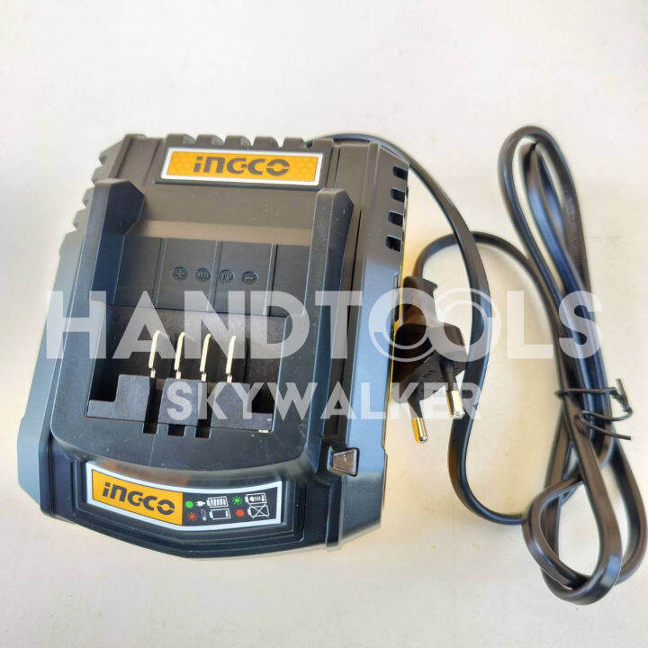 FCLI2001 INGCO เครื่องชาร์จ 20V ไฟLED แสดงสถานะแบตเตอรี่ แท่นชาร์จ ...