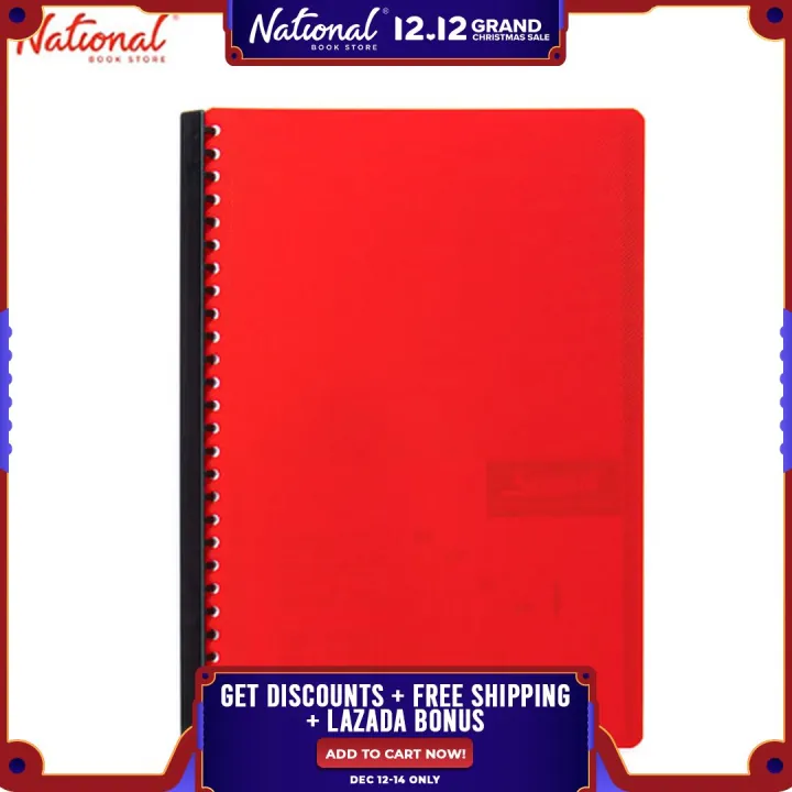 Seagull Clearbook Refillable Ch23 Short 20Sheets Red | Lazada PH