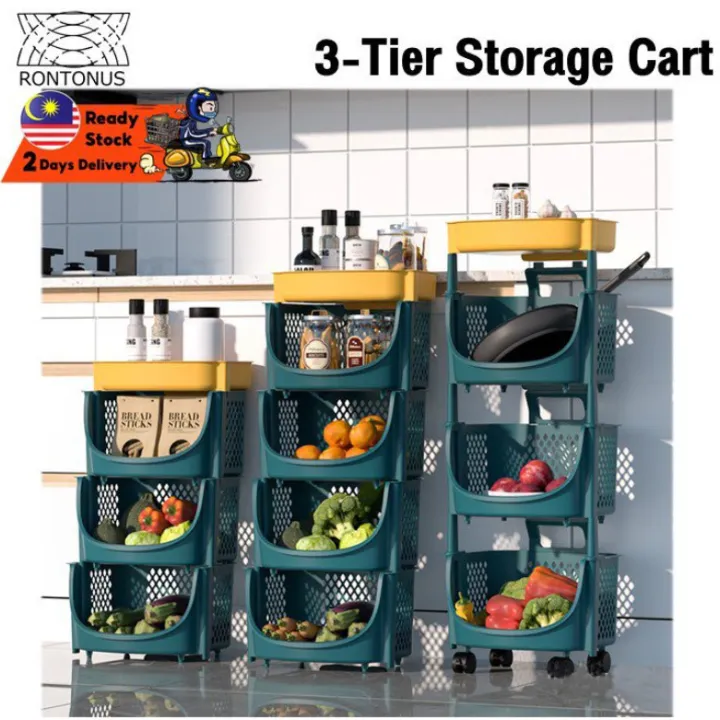 Multi Layer Kitchen Storage Cart | Lazada PH