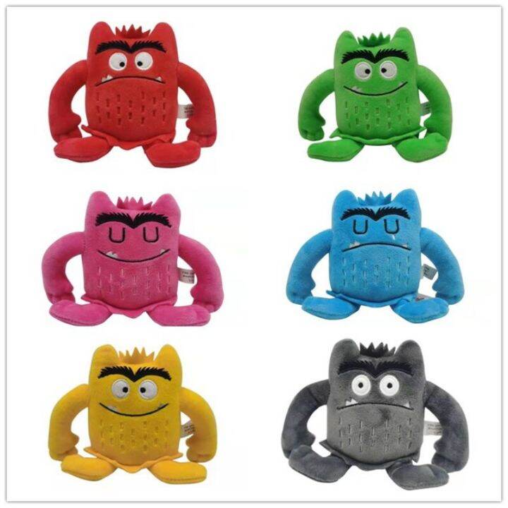 Color The Colour Monster Plush Doll Kids Baby Appease Emotion Stuffed ...