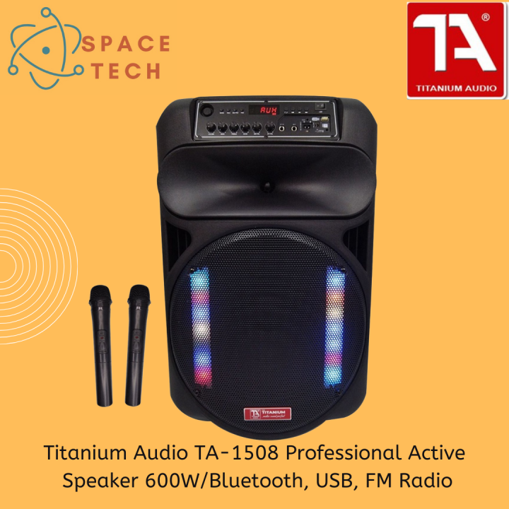 Titanium Audio TA-1508 Professional Active Speaker 600w / Bluetooth ...