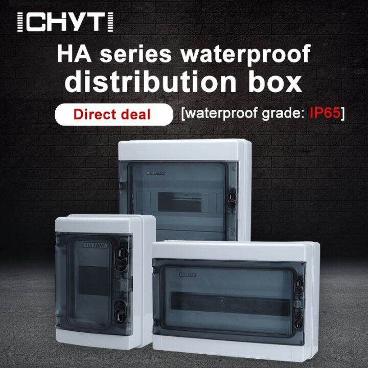 HA Series 4/8/12/18/24 Way IP65 Plastic Electrical Distribution Box ...