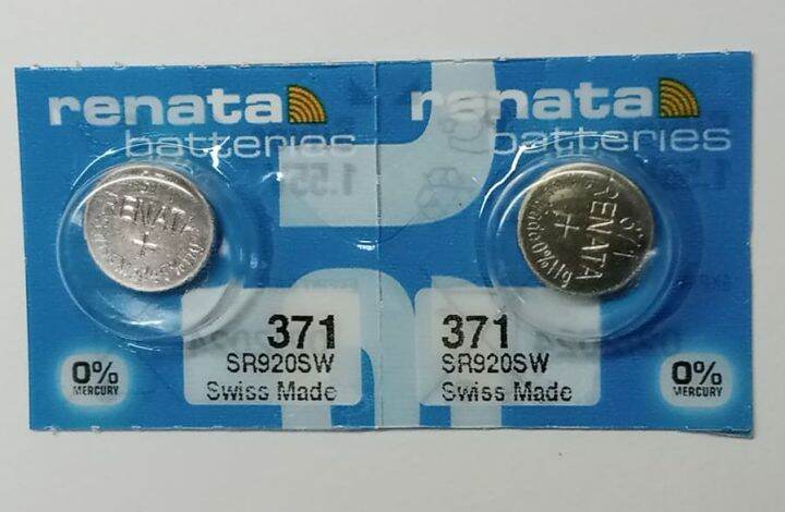 Renata 371/SR920SW Original Batteries | Lazada PH