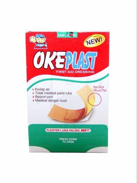 ALAT KESEHATAN PLASTER OKE PLAST ISI 100 STRIP /1BOX PLASTER PENUTUP ...