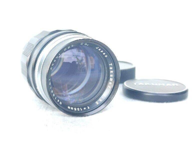 เลนส์มือหมุน ยี่ห้อ Asahi Pentax Takumar 135mm f/3.5 MF Telephoto Mount M42 หน้าเลนส์ขนาด 46 มม. ...