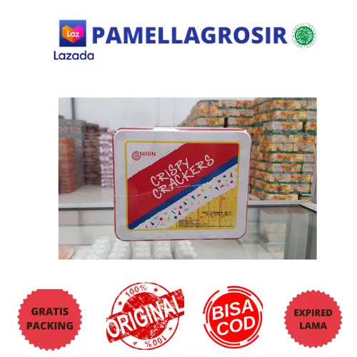 NISSIN CRISPY CRACKERS KALENG 750GR SNACK makanan ringan jajanan ...