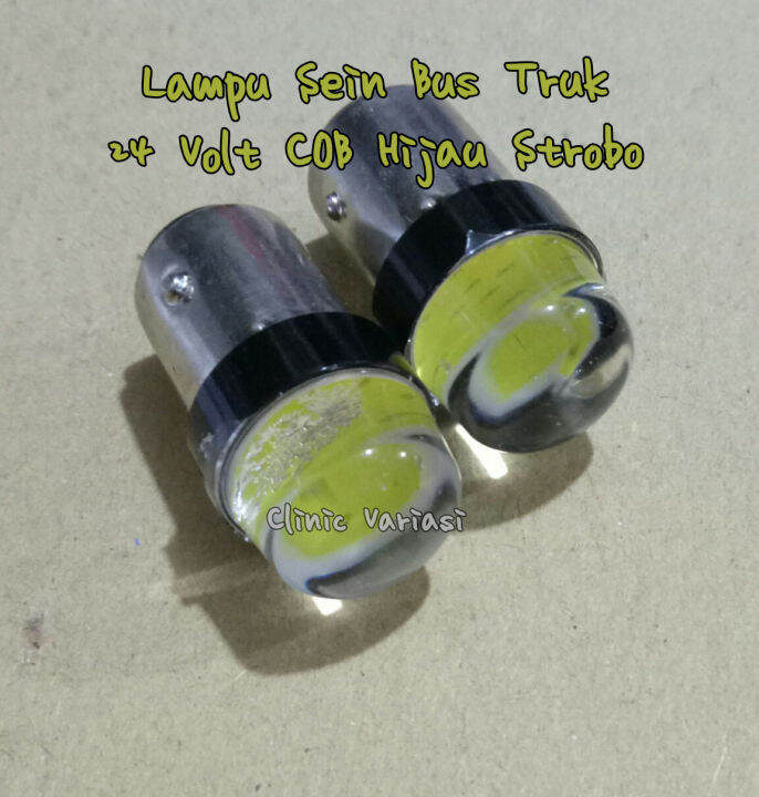Lampu Sein - Lampu Sen Bus Truk 24 Volt COB Hijau Strobo | Lazada Indonesia