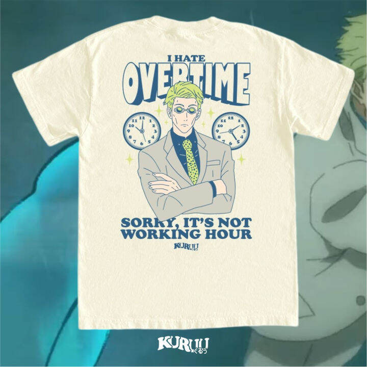 เสื้อยืด พิมพ์ลายอนิเมะ Jujutsu Kaisen JJK - Kuruu Nanami Overtime Tee ...