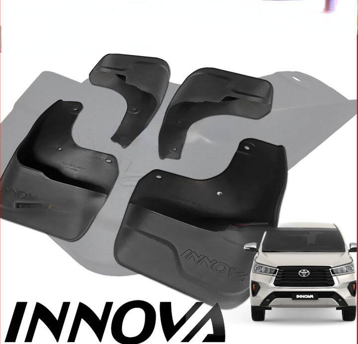 Toyota Innova 2016 to 2023 Mud Guard With Screw Matte Black 2017 2018 ...