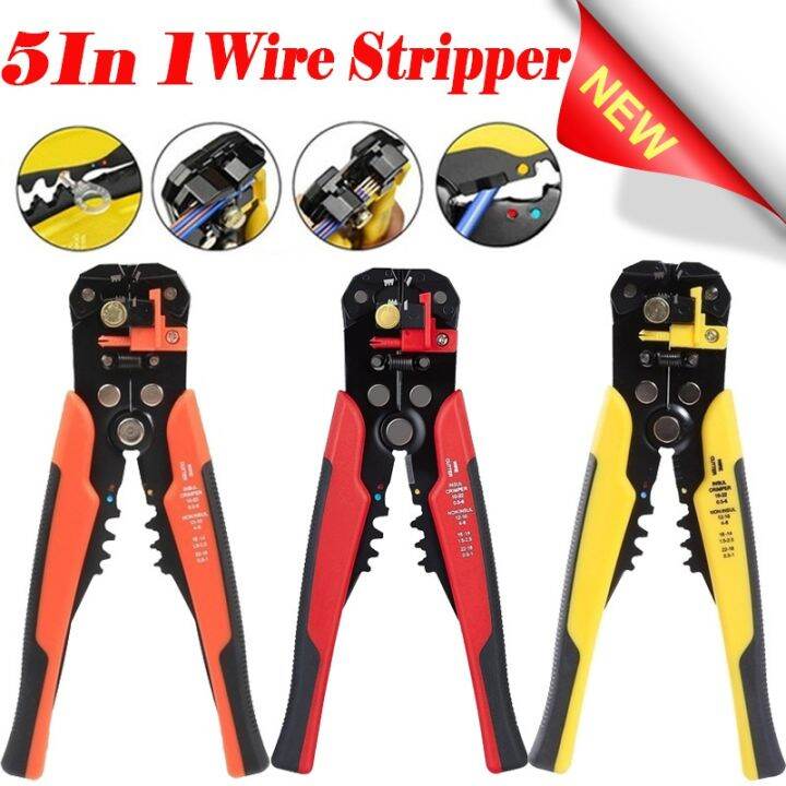 Kabel Otomatis Stripper Crimper Pliers Hand Stripping Crimping Tool ...