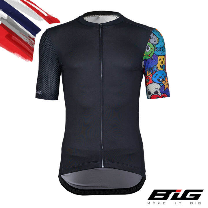 เสื้อจักรยาน BIG Jersey รุ่น VELO [BLACK TOON] | Lazada.co.th