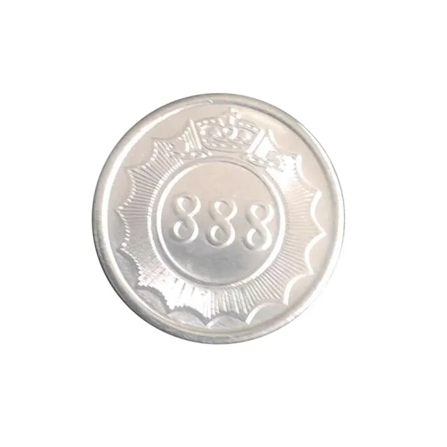 100pcs 25*1.85mm Arcade Game Token Coins Stainless Steel Lion Coin ...