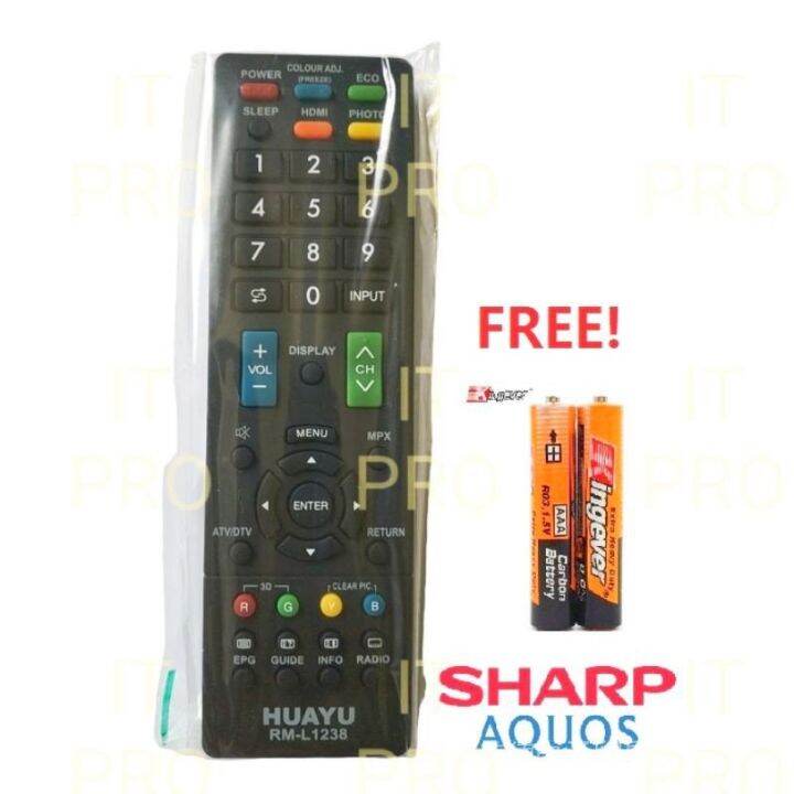 Pro Huayu เปลี่ยนรีโมทคอนลสำหรับ Sharp led LCD RM-L1238Smart RM-L1346 | Lazada.co.th